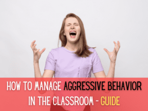 How to Manage Aggressive Behavior in the Classroom: Guide – Wonderful ...