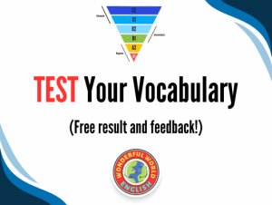 FREE English Vocabulary Test With Personalised Feedback – Wonderful ...